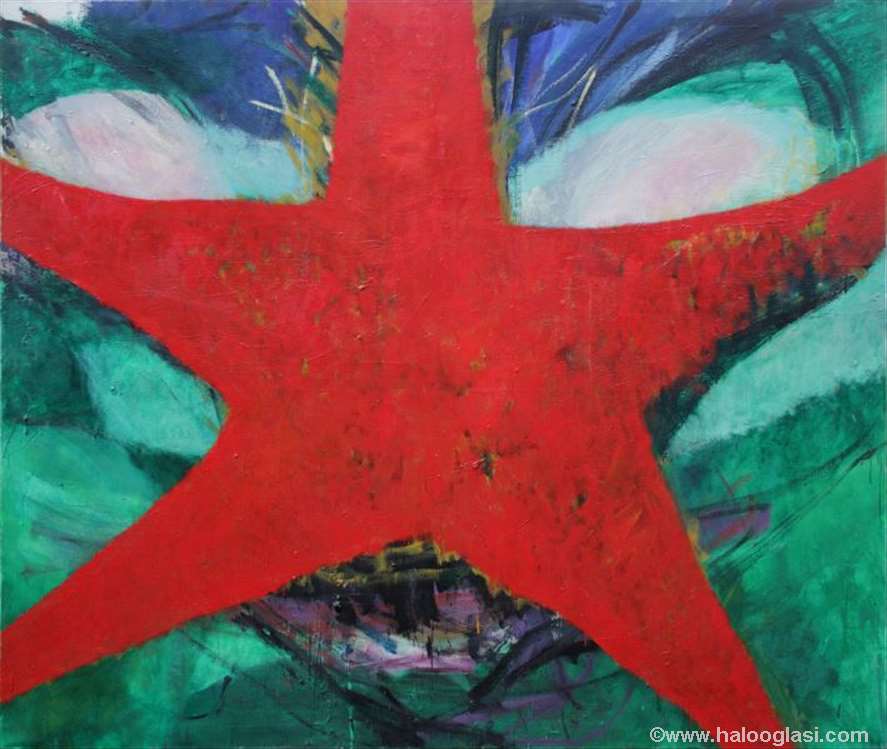 Patrik, morska zvezda, ulje na platnu, 165x195cm | Halo Oglasi