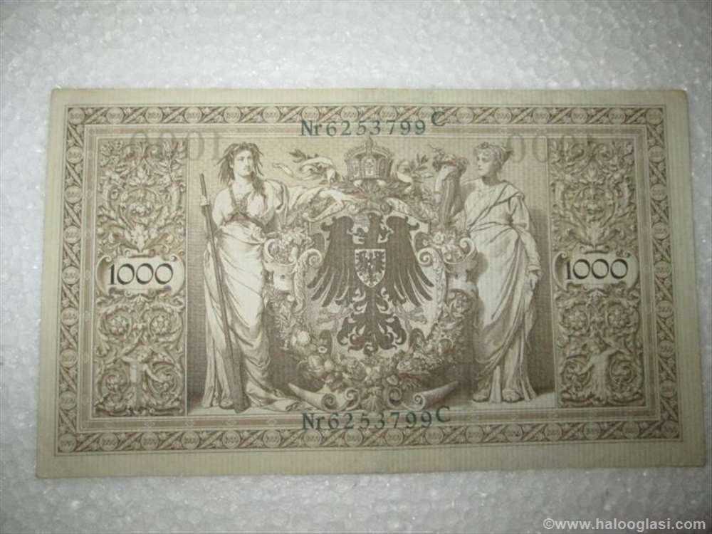 1000 Reichsbanknote iz 1910 | Halo Oglasi