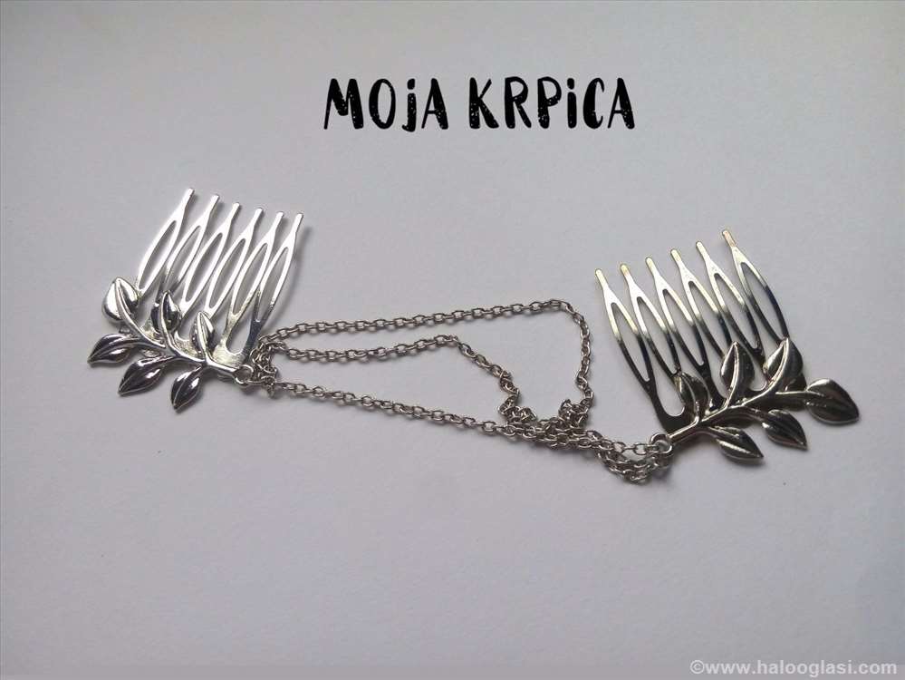 Ukrasna list šnala za kosu sa lancem | Halo Oglasi