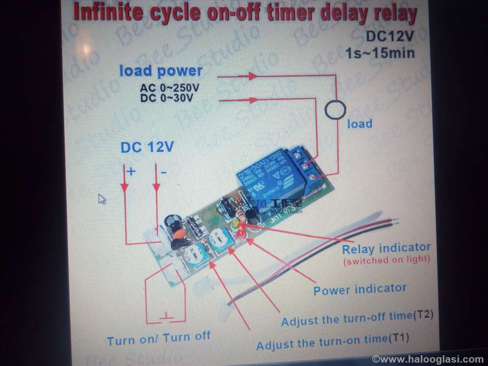 Time relay modul 0-15 min x 2 ciklicno | Halo Oglasi