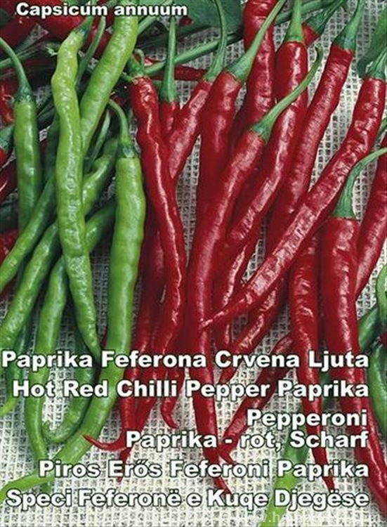 Ljuta paprika Crvena feferona seme | Halo Oglasi