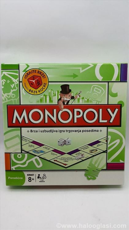 Monopol na srpskom sa BG ulicama, u celofanu | Halo Oglasi