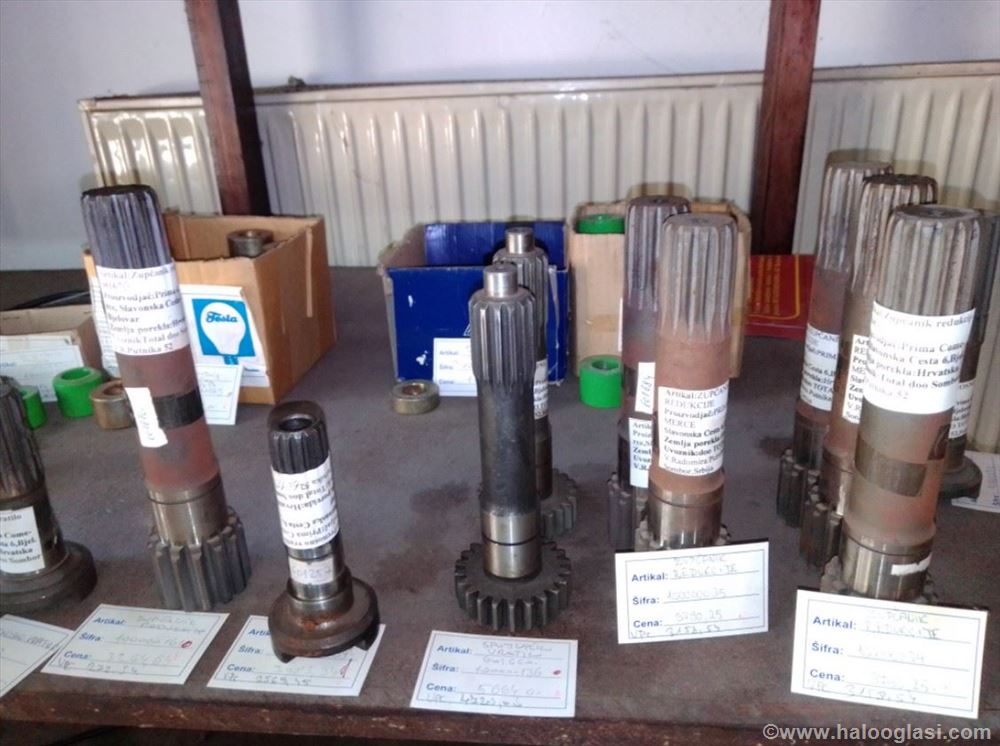 Zupčanici, osovine, vratila | Halo Oglasi