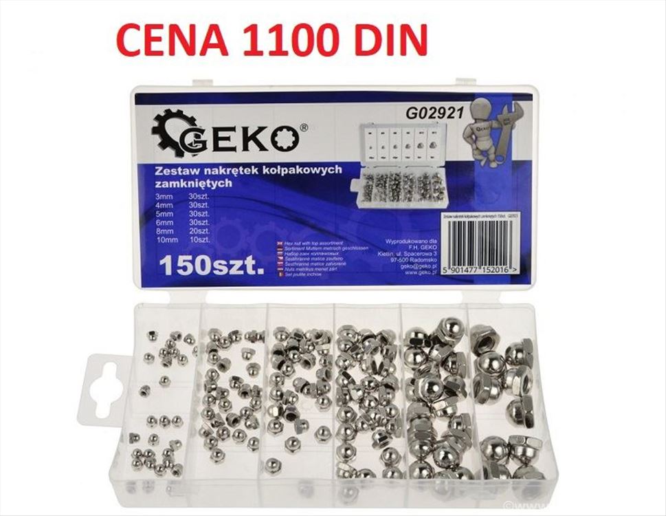 Set matica za zatvaranje, zatvorene, 150 kom | Halo Oglasi