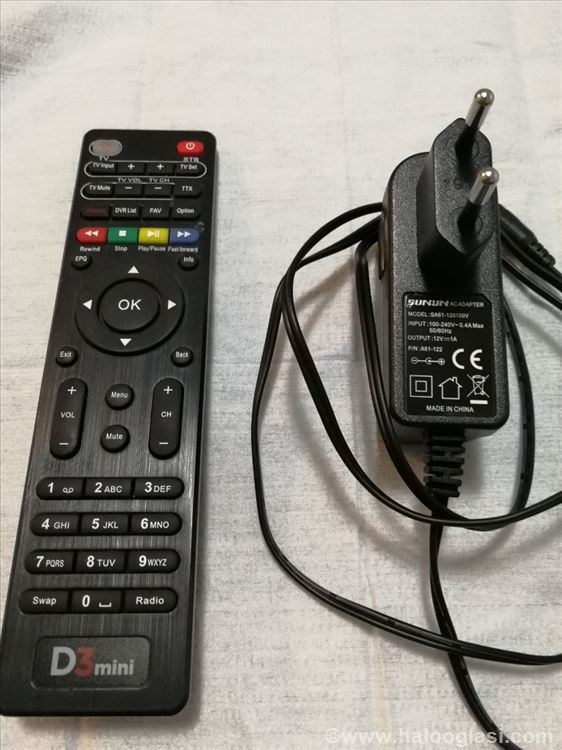 Adapter i daljinski za D3 mini risiver | Halo Oglasi