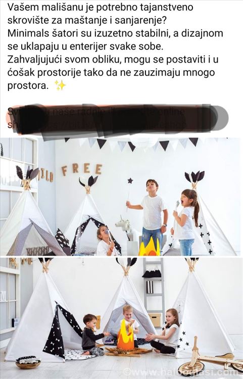 Indijanski šator | Halo Oglasi