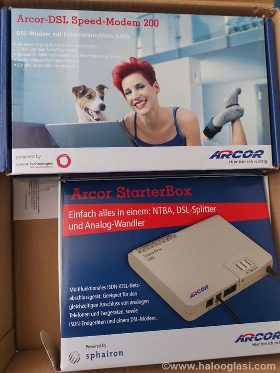 Arcor DSL Speed Modem 200 ADSL prvi vlasnik | Halo Oglasi