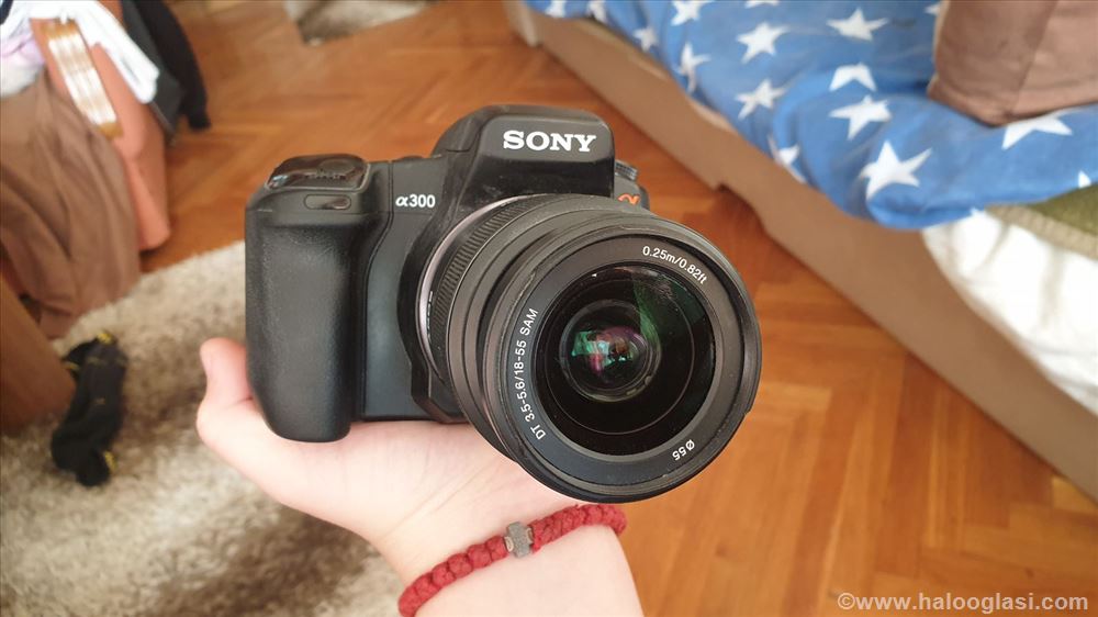 Sony Alpha a 300 + 18-55mm objektiv | Halo Oglasi