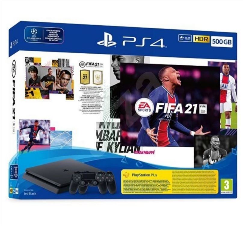 PlayStation 4 slim 500GB novo fifa 21 | Halo Oglasi