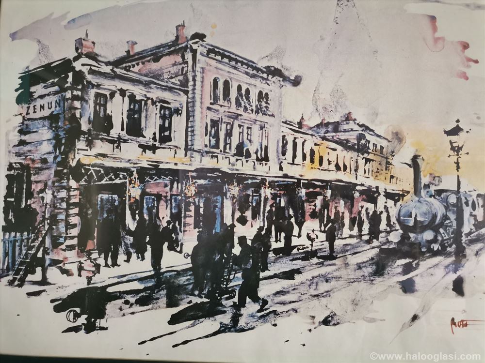 Akvarel Stari Zemun | Halo Oglasi