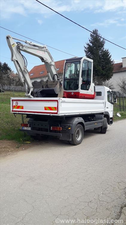 Iskop zemlje, rušenje,lupanje betona mini bager 5t | Halo Oglasi