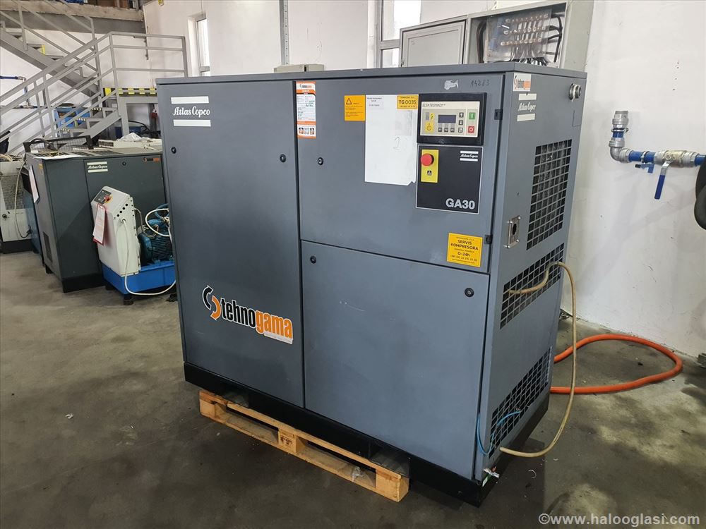 Polovan vijčani kompresor Atlas Copco GA 30 FF | Halo Oglasi