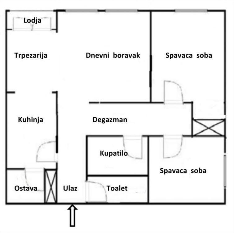 Novi Beograd - Blok 30-Kockica-73m2-Uknjižen ID#18 | Halo Oglasi