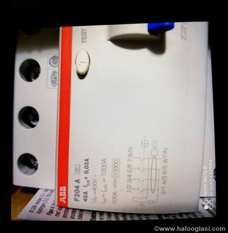Novo - ABB trofazna fid sklopka F204 A-40A 0,03 | Halo Oglasi