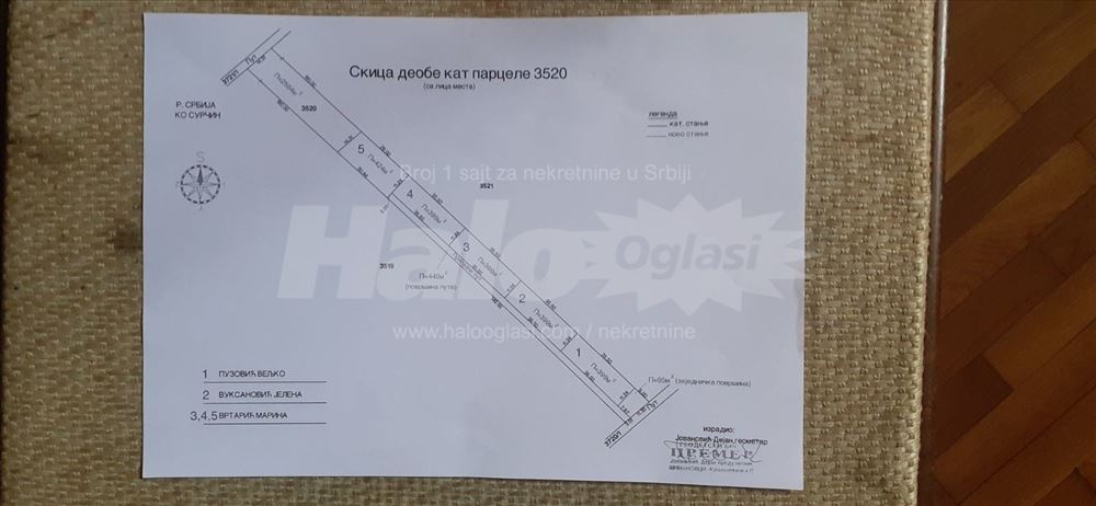 Plac Surcin | Halo Oglasi