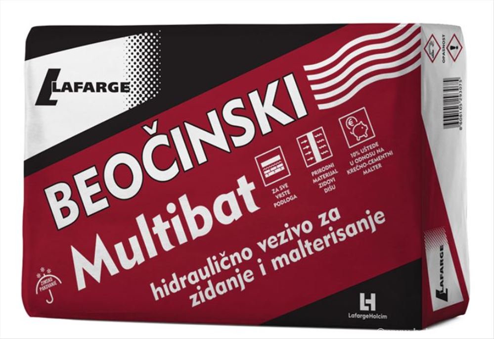 Cement Multibat 40kg Beočin Lafarge | Halo Oglasi