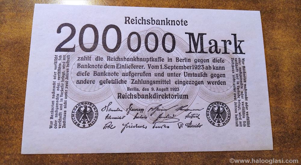 200 000 maraka iz 1923. godine | Halo Oglasi