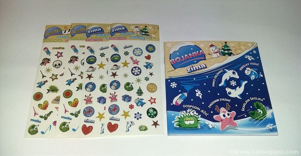 Bojanka ZIMA + stikeri | Halo Oglasi