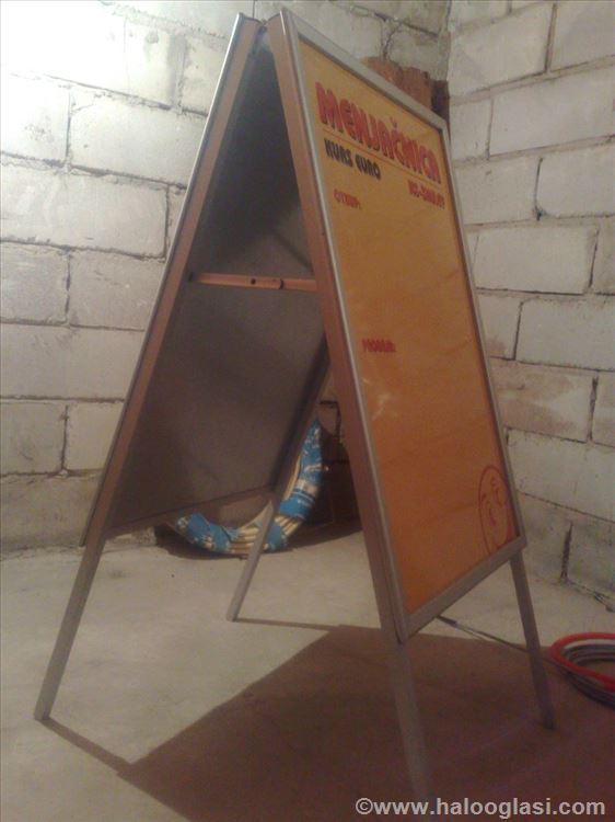 Reklamni pano (A-tabla) od aluminijuma | Halo Oglasi