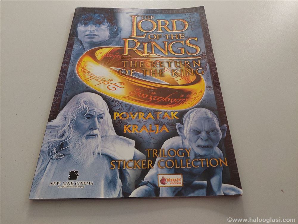 The Lord of the rings Trilogy sticker collection | Halo Oglasi