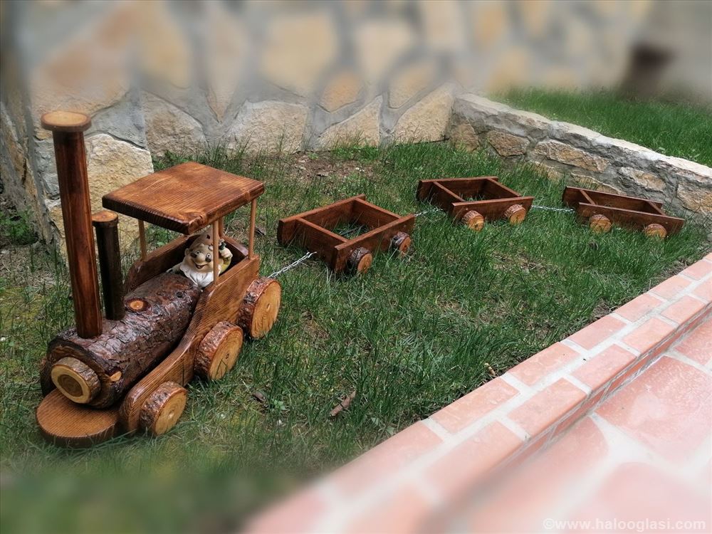 Drveni vozic za cvece | Halo Oglasi