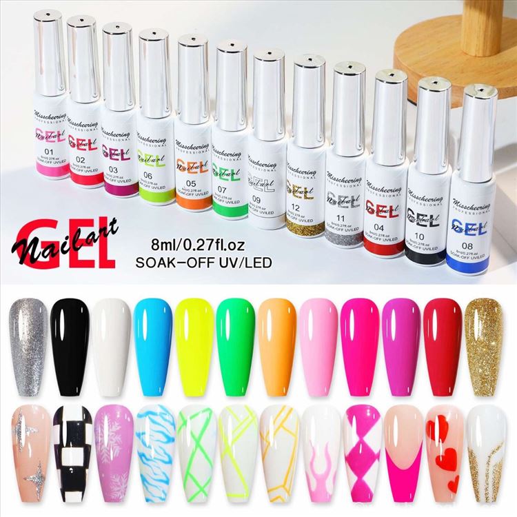 Gel lakovi nail art uv/led, 12 različitih boja | Halo Oglasi
