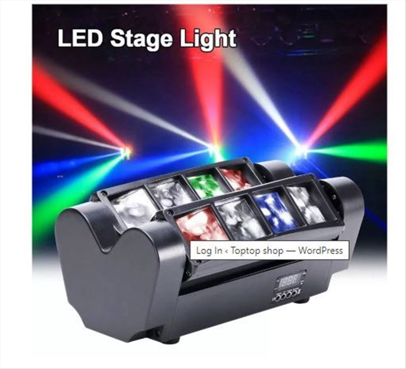 Led rasveta LED spider 8x3w RGB | Halo Oglasi