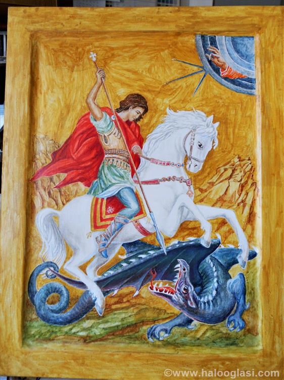 Ikona Sveti Georgije - Св ђорђе - Ђурђевдан | Halo Oglasi