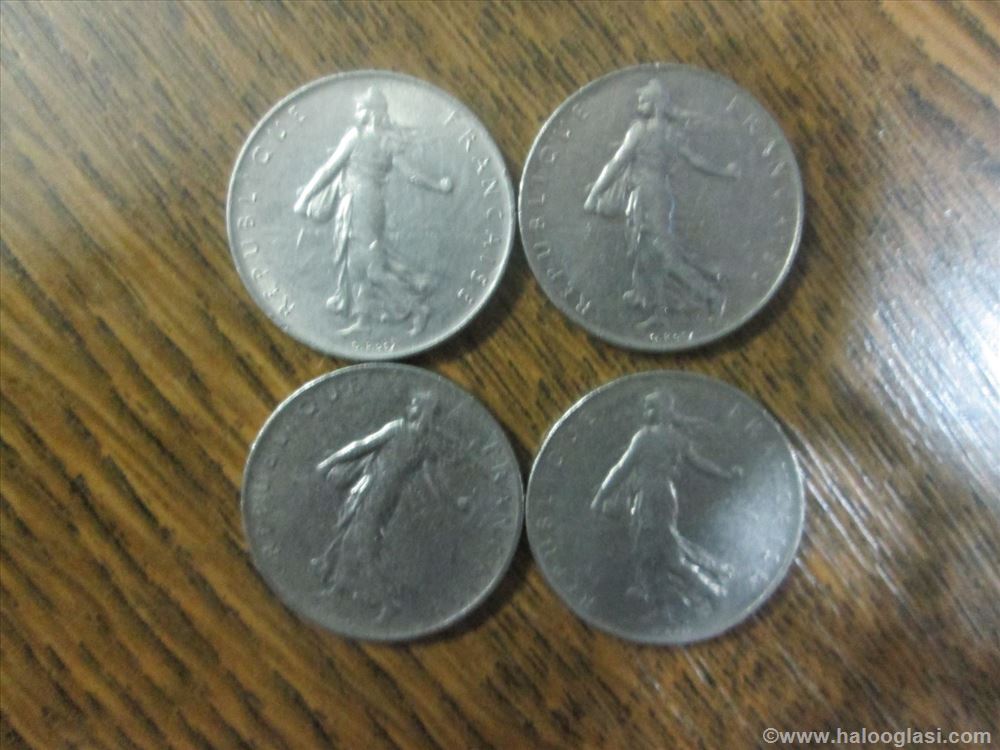 4 x 1 francuski franak iz 1968. | Halo Oglasi
