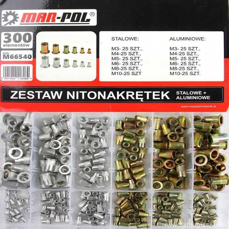 Set BLIND matica čelične i aluminijska M3-M10 | Halo Oglasi