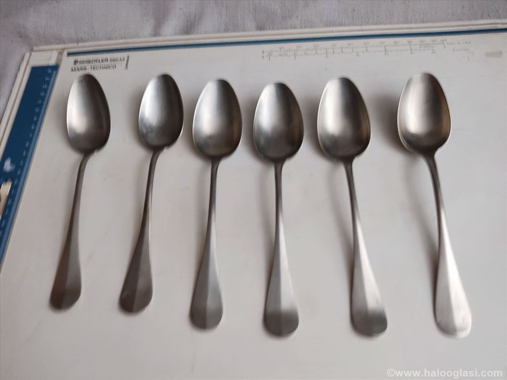 6 kašika, WELLNER ALPACCA, stari escajg. | Halo Oglasi