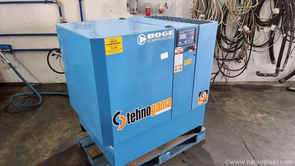 Polovan vijčani kompresor Boge S20 | Halo Oglasi