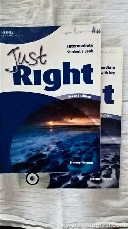 Engleski JUST RIGHT Intermediate book i workbook | Halo Oglasi