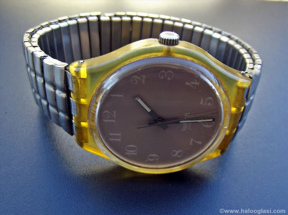 Swatch Svoč sat AG 1997 sa metalnom narukvicom | Halo Oglasi