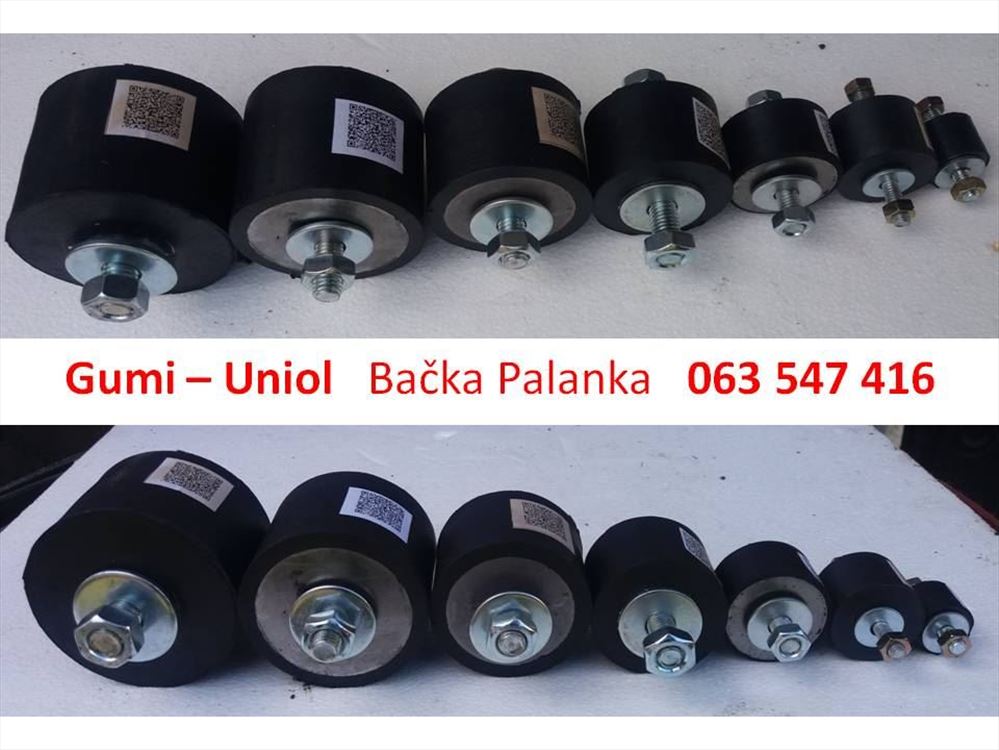 Gumeni amortizeri odstojnik odbojnik vibro nosači | Halo Oglasi