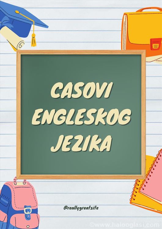 Časovi engleskog jezika | Halo Oglasi