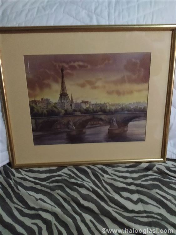 Slika Pariza - grafika | Halo Oglasi
