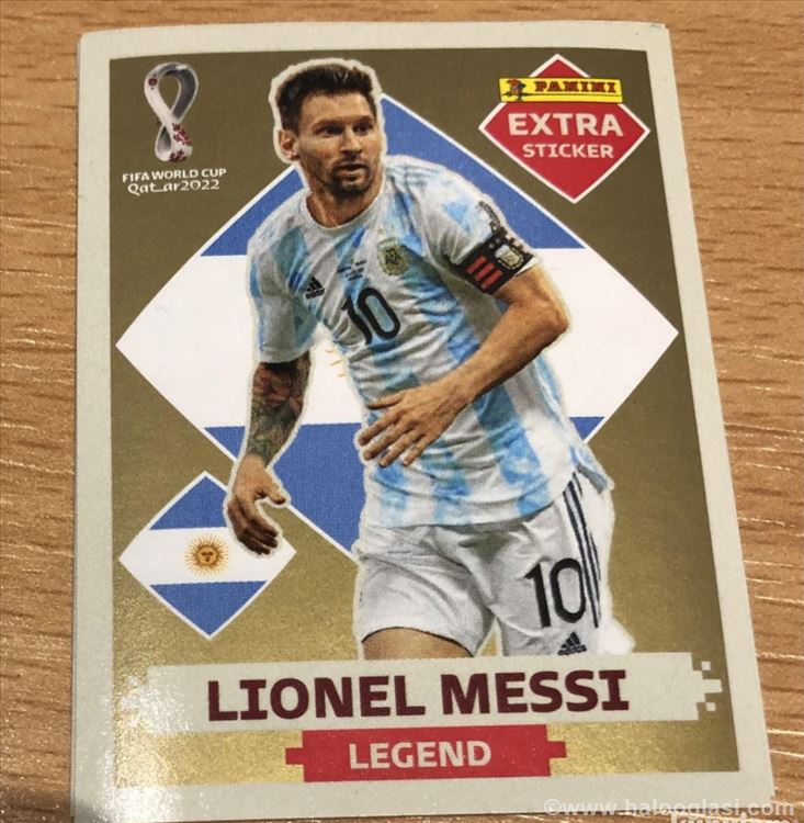 Extra stiker Lionel Messi Gold | Halo Oglasi