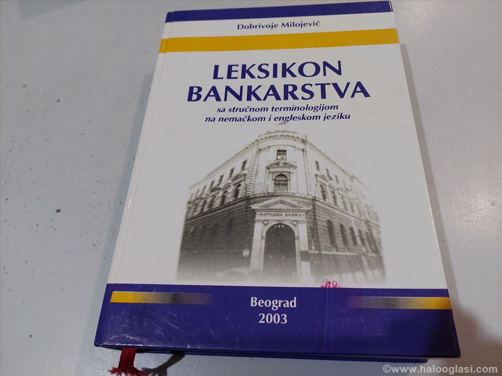 Leksikon bankarstva sa stručnom terminologijom | Halo Oglasi
