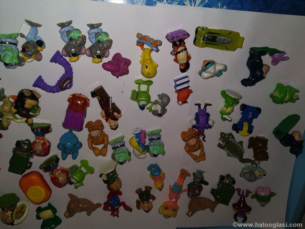 Igracke iz kinder jaja 60 komada | Halo Oglasi