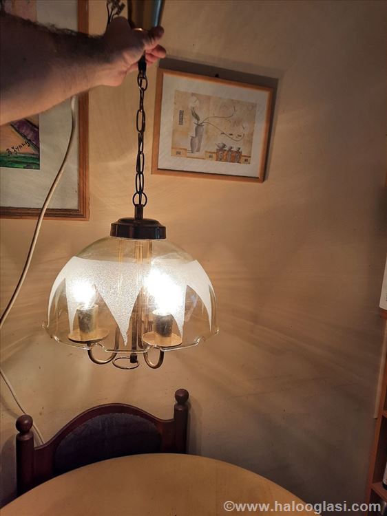 Stakleni luster,staklena sirma,stakleni abazur | Halo Oglasi