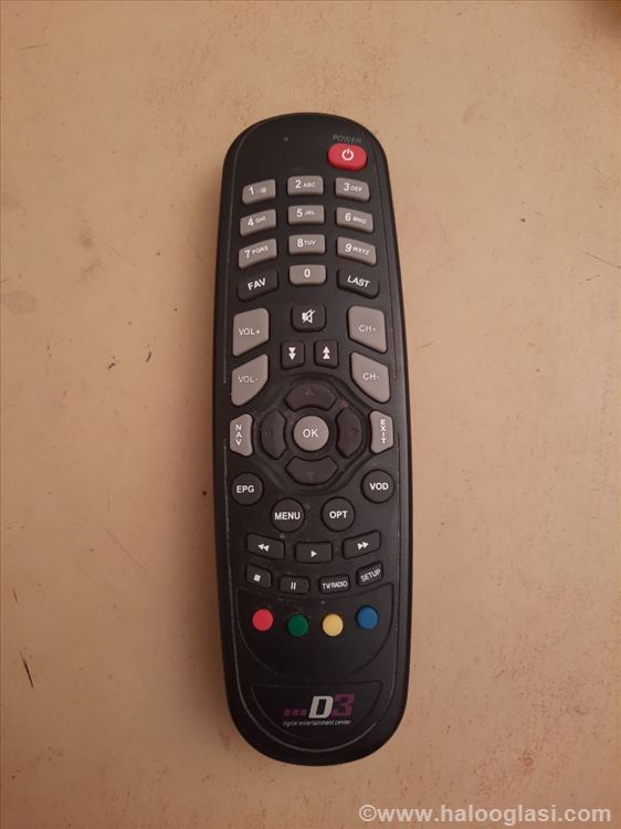 Daljinski za SBB d3 risiver - stariji tip. | Halo Oglasi