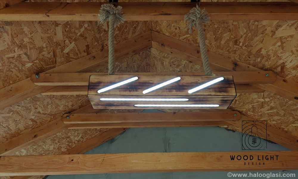 Luster wood ligt design led | Halo Oglasi