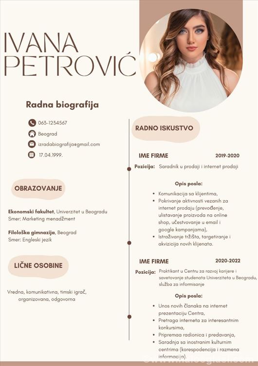 Profesionalna izrada CV-a, radnih biografija | Halo Oglasi