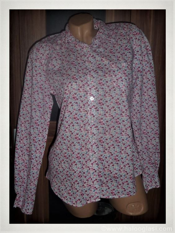 Koton roza košulja na cvetice, vel 40 | Halo Oglasi