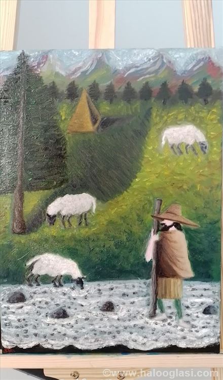 Pastir, ulje na platnu, 30x40 | Halo Oglasi