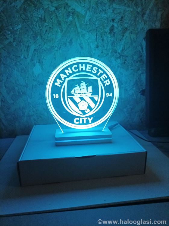 Pametna led lampa Manchester City | Halo Oglasi