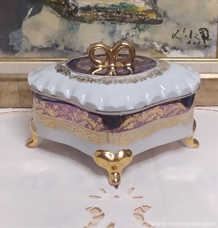Vintage šatula Titov Veles porcelan | Halo Oglasi