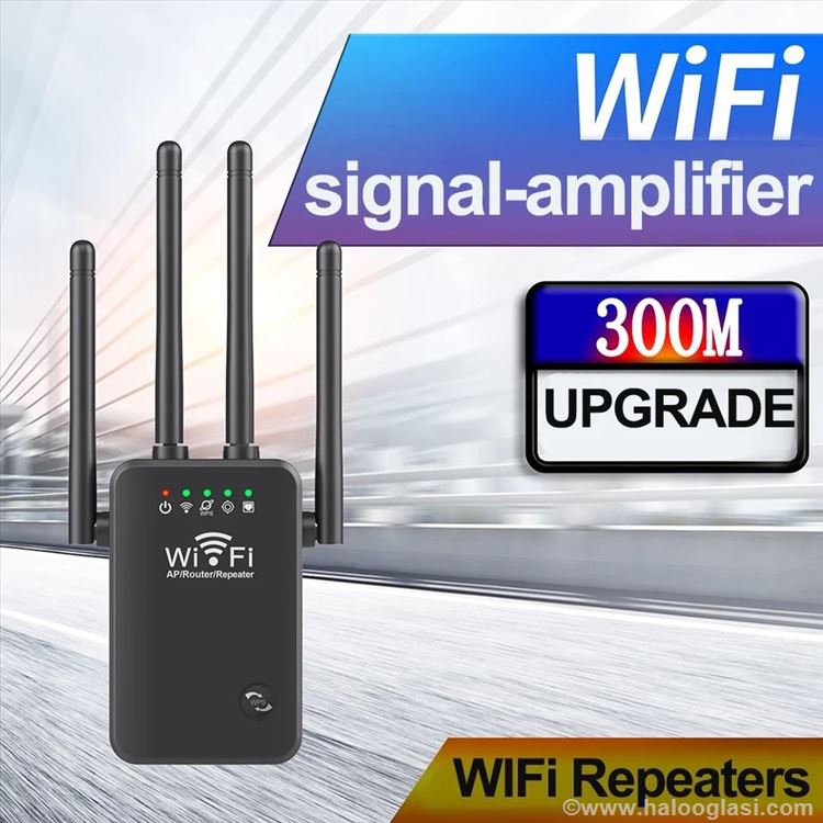 Wifi repeater sa 4 antene crni ripiter interneta | Halo Oglasi