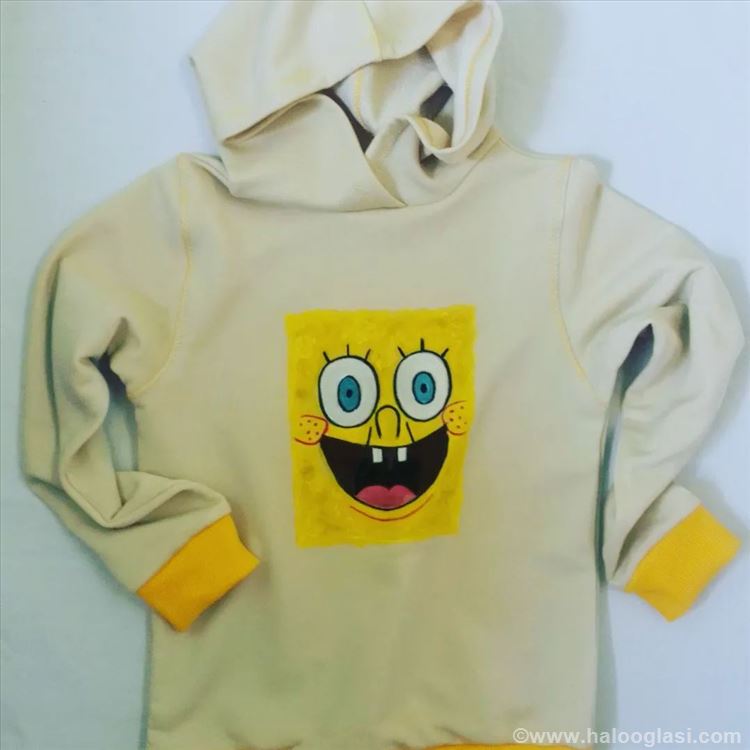 Sundjer Bob Kockalone ručno oslikana dukserica | Halo Oglasi